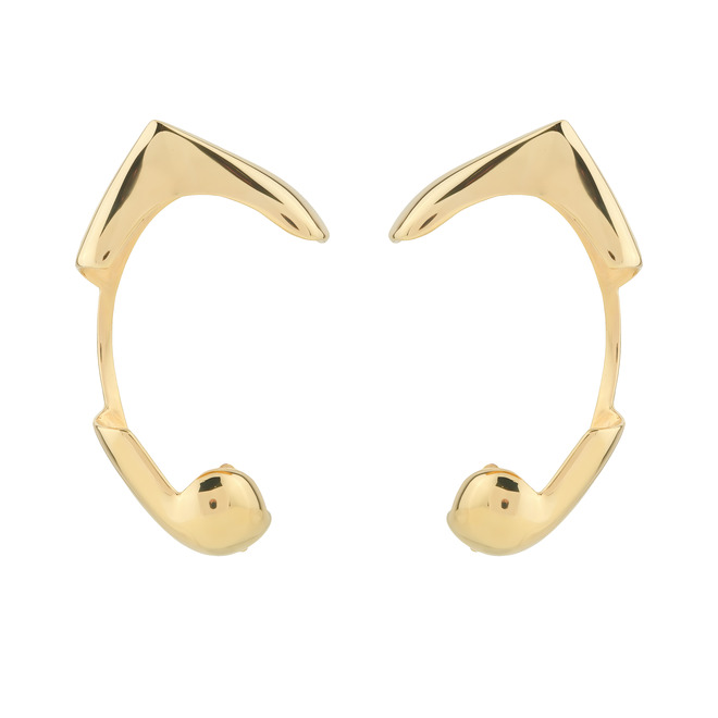 Позолоченные каффы в виде наушника – купить в интернет-магазине Poison ...